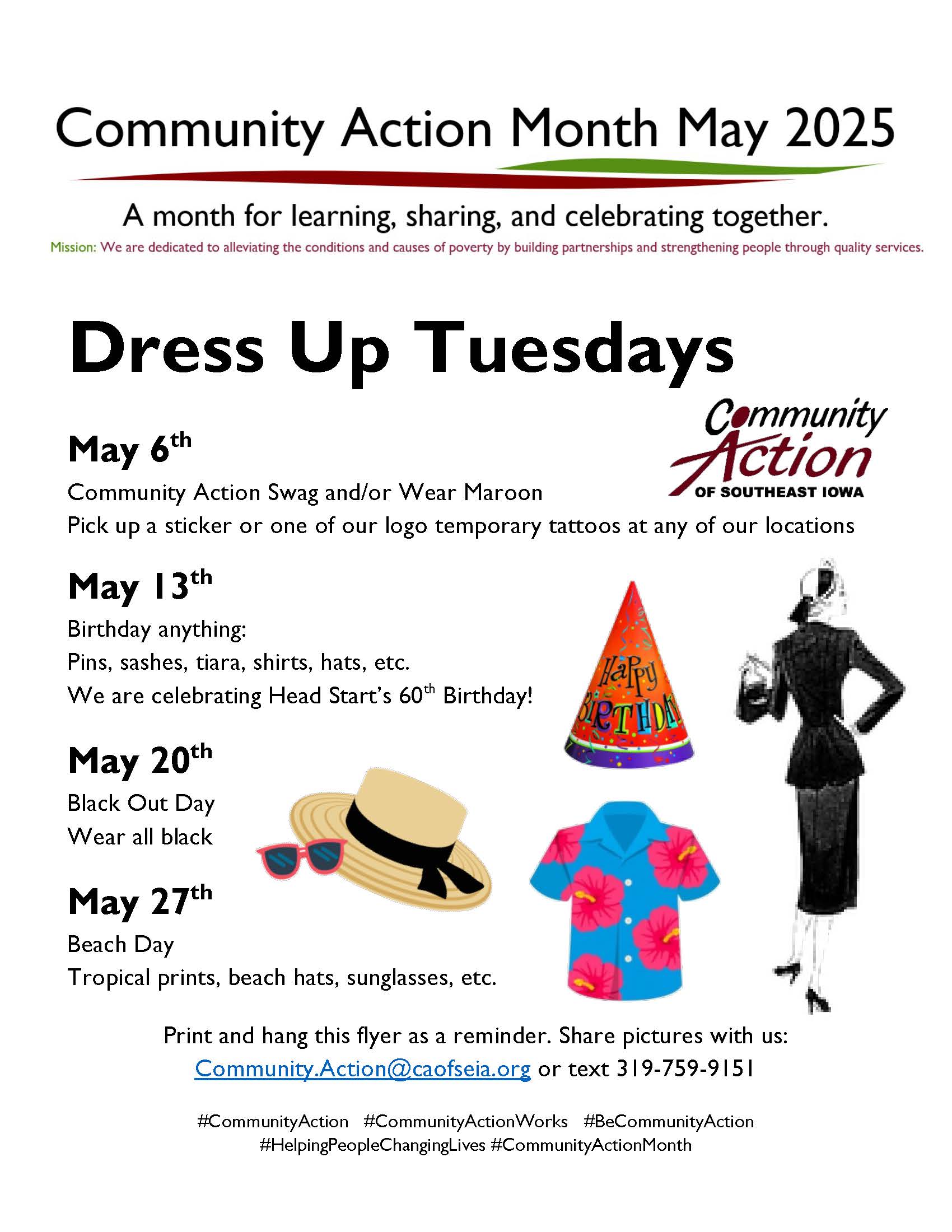 May is Community Action Month - Community Action of Southeast Iowa